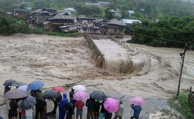 Rain Hampers Rescue Efforts in Flood-Hit Manipur