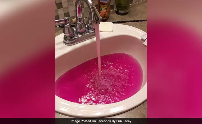 Bright Pink Water Background