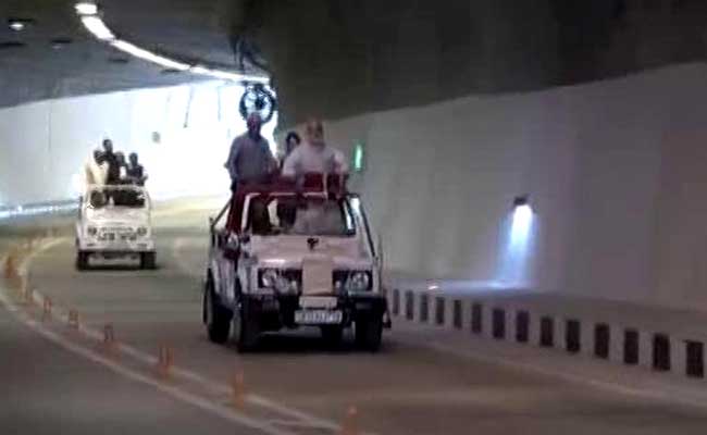 PM Narendra Modi In Jammu And Kashmir Inaugurates India's Longest Road ...