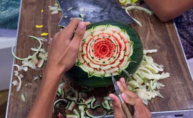 Fruit Carving Flower