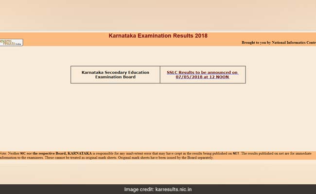 Karnataka SSLC Result 2018: Live Updates Karnataka SSLC Result 2018: Live Updates