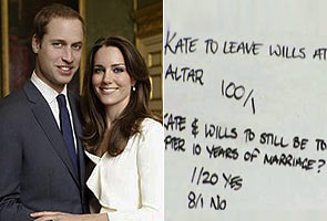 Royal couple split... what are the odds?