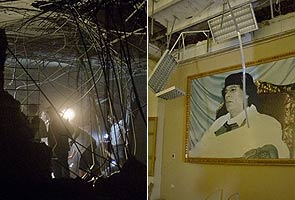 NATO strike kills Gaddafi's son but leader escapes