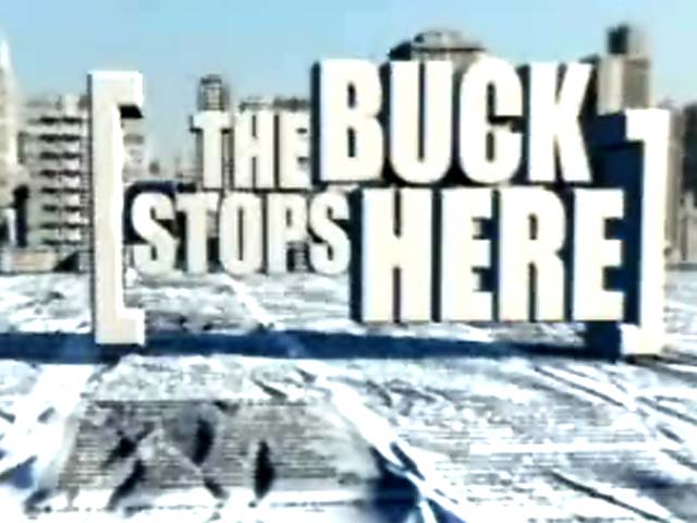 The Buck Stops Here