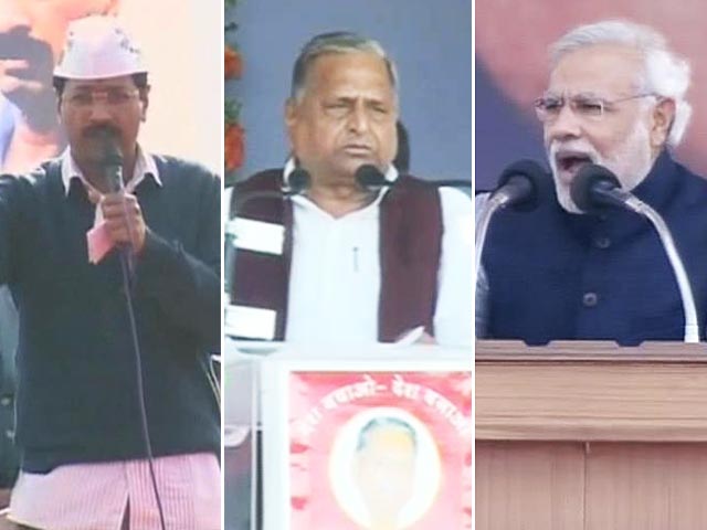 Battle of mega rallies in Uttar Pradesh