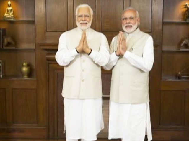 What PM Modi Said When He Met His Wax Twin