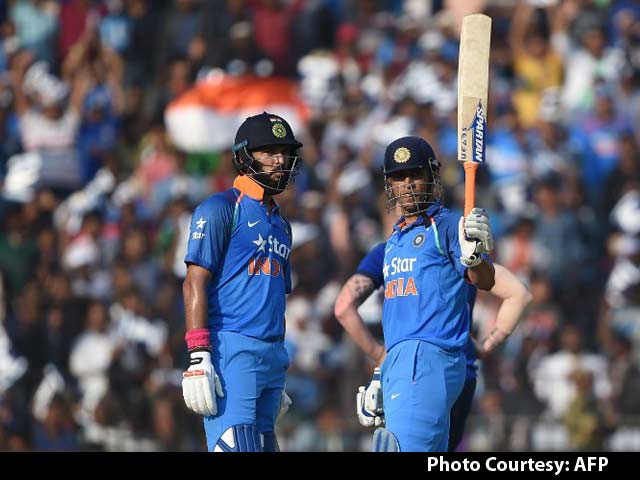 MS Dhoni, Yuvraj Singh Star as India Seal Series in Cuttack | Sports ...