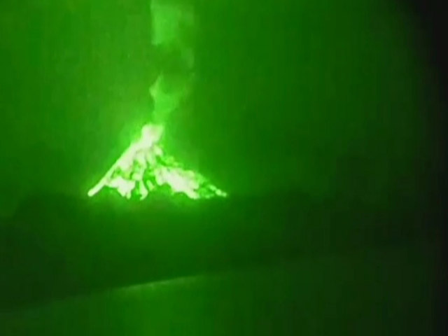 Watch: India's Only Active Volcano, At Barren Island, Filmed Erupting