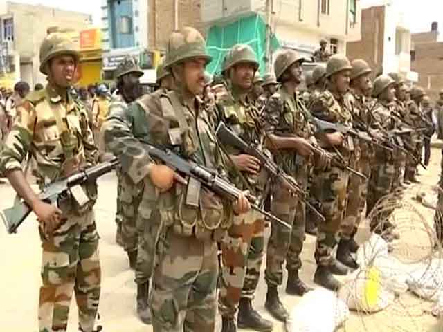 Huge Presence Of Army, Riot Police Near Dera Headquarters