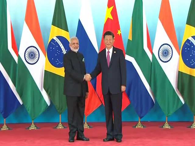 Week After Doklam Thaw, A PM Modi-Xi Jinping Handshake At BRICS