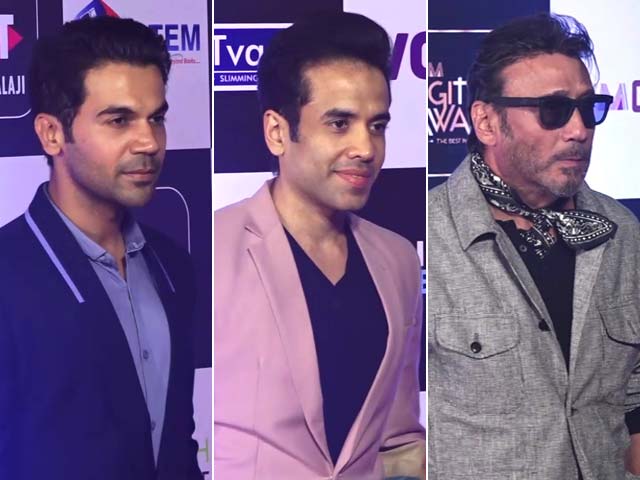 Rajkummar Rao, Jackie Shroff & Other Actors Attend Digital Awards In Mumbai